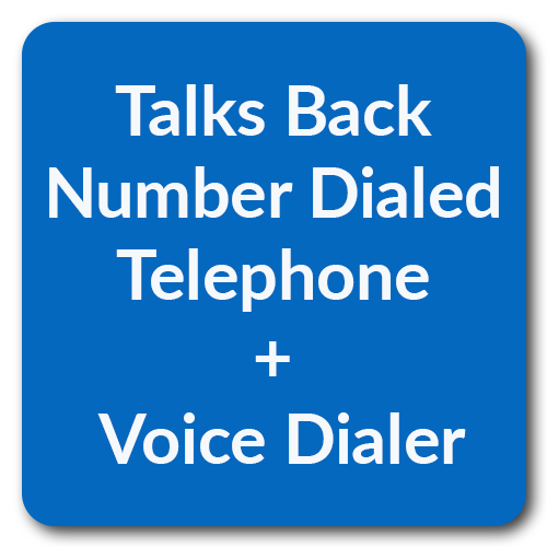 Talks Back Number Dialed Telephone + Voice Dialer – Texas Adaptive ...